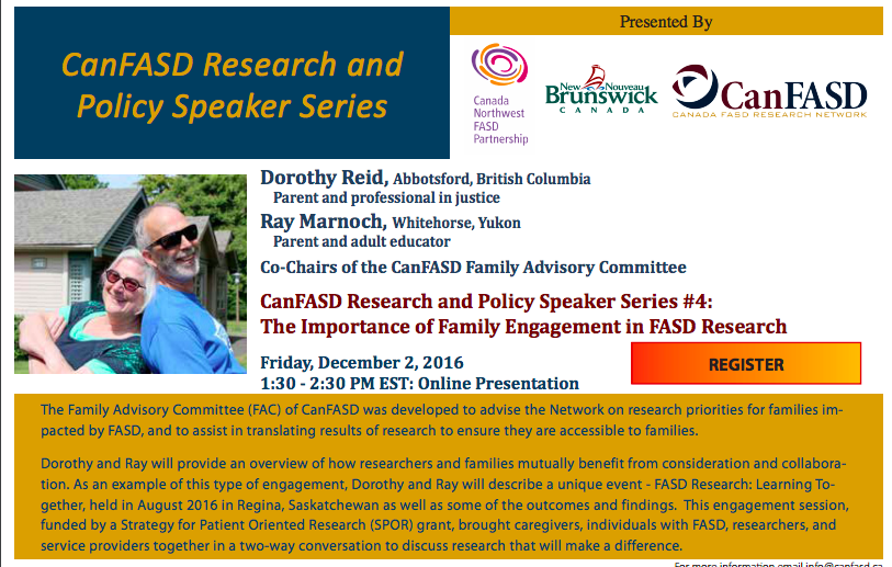 CanFASD Speaker Series: The Importance of Family Engagement in FASD ...