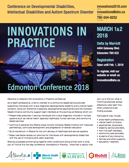 Innovations Conference: Conference on Developmental Disabilities ...