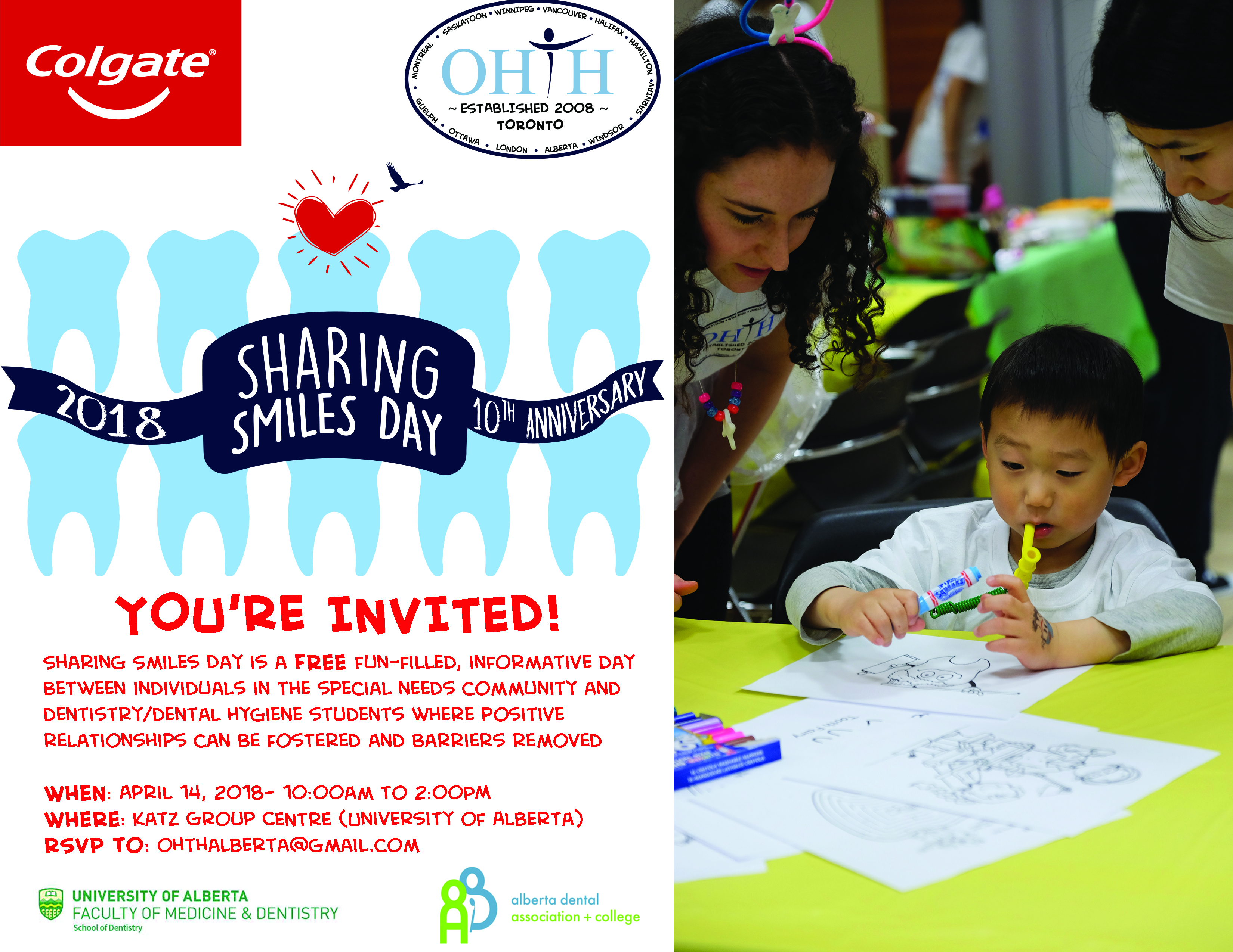 Sharing Smiles Day – April 14, 2018