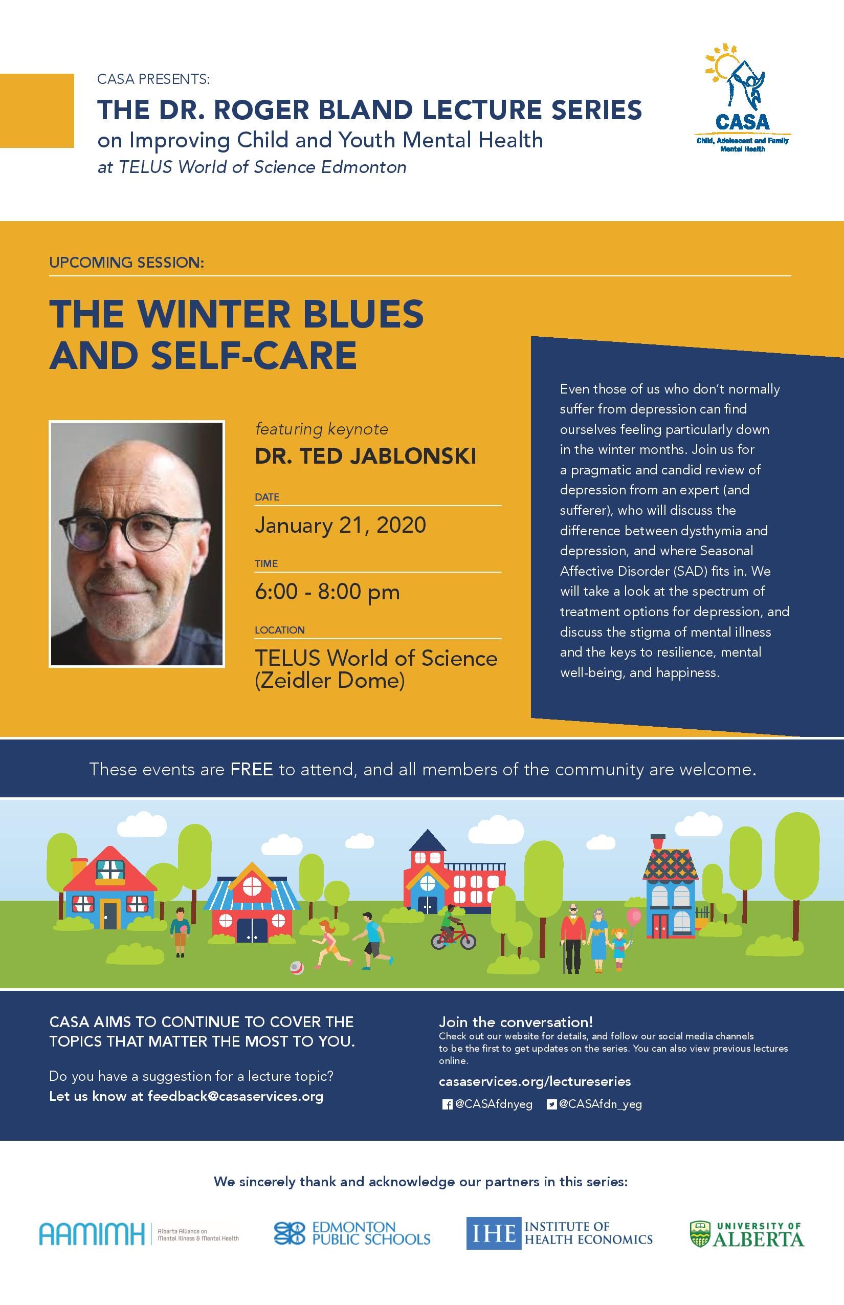 Mark you calendars! CASA Presents: The Dr. Roger Bland Lecture Series ...